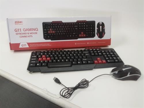 UniQue G11 Gaming Wired 114 Keys USB Keyboard And Ergonomic - Brand I.T